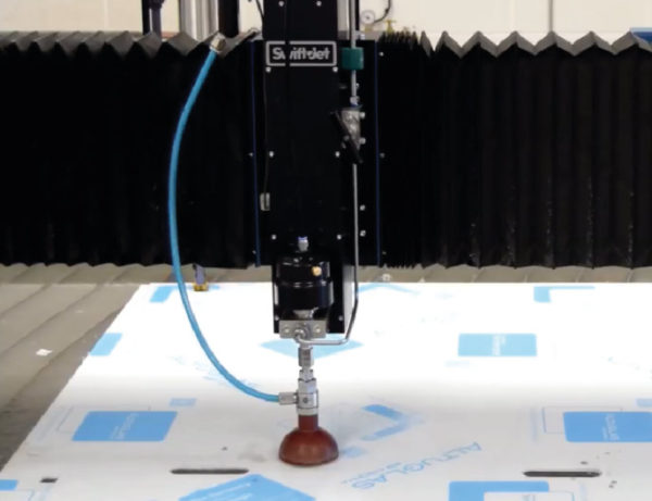Swift-Jet cutting 4mm perspex - Swift-Cut CNC Plasma Cutting Machines